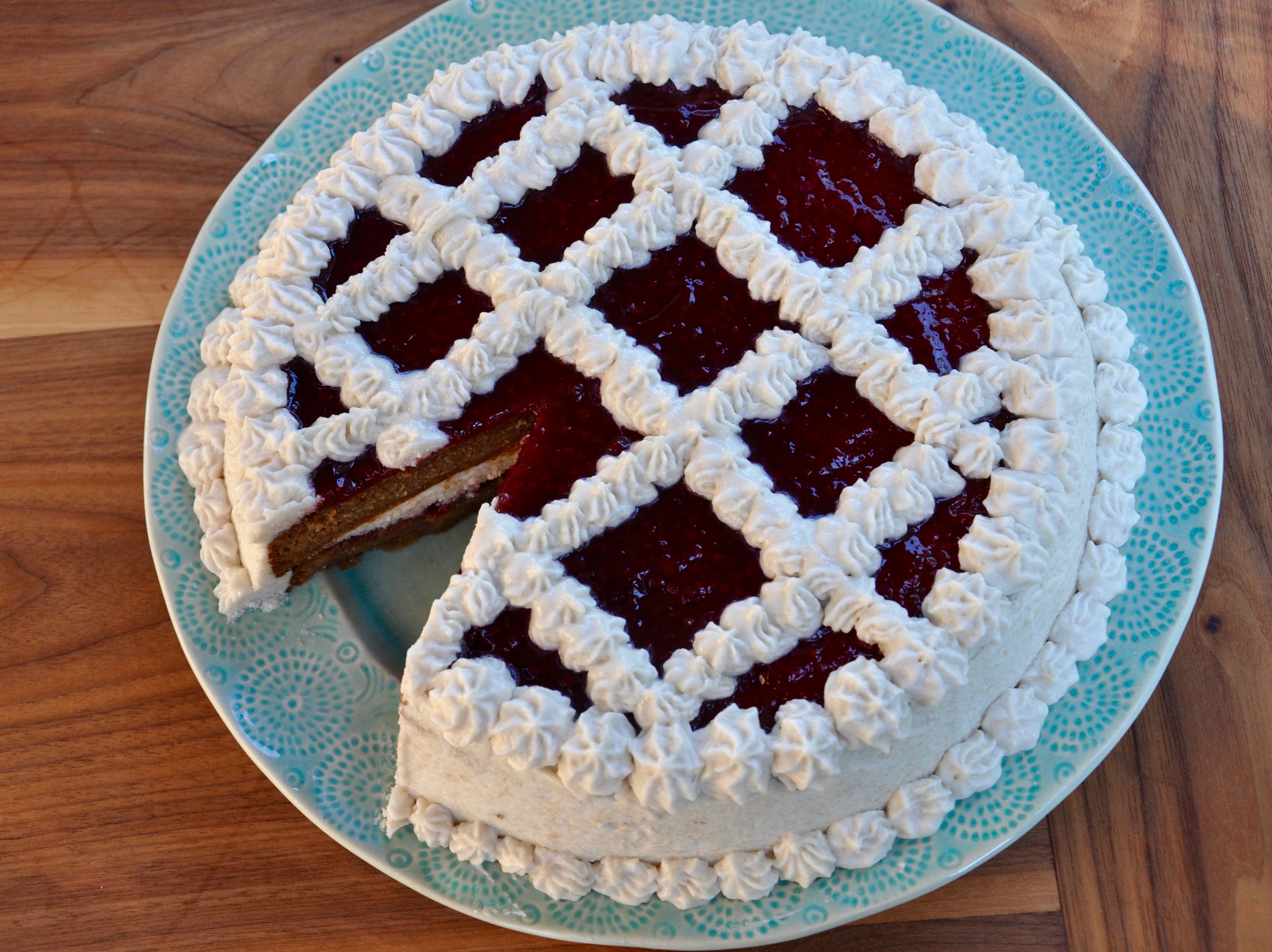 Raspberry Walnut Torte - Real Healthy Recipes