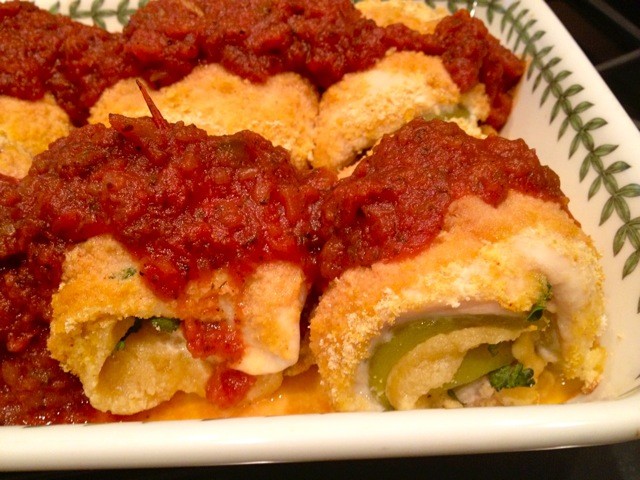 Baked Chicken Chiles Rellenos - Real Healthy Recipes