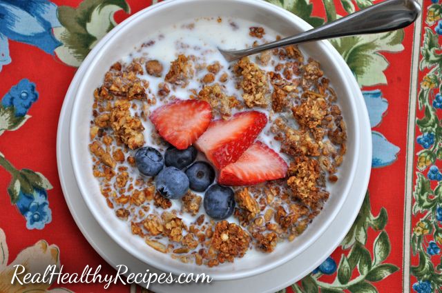Real Healthy Granola - Real Healthy Recipes