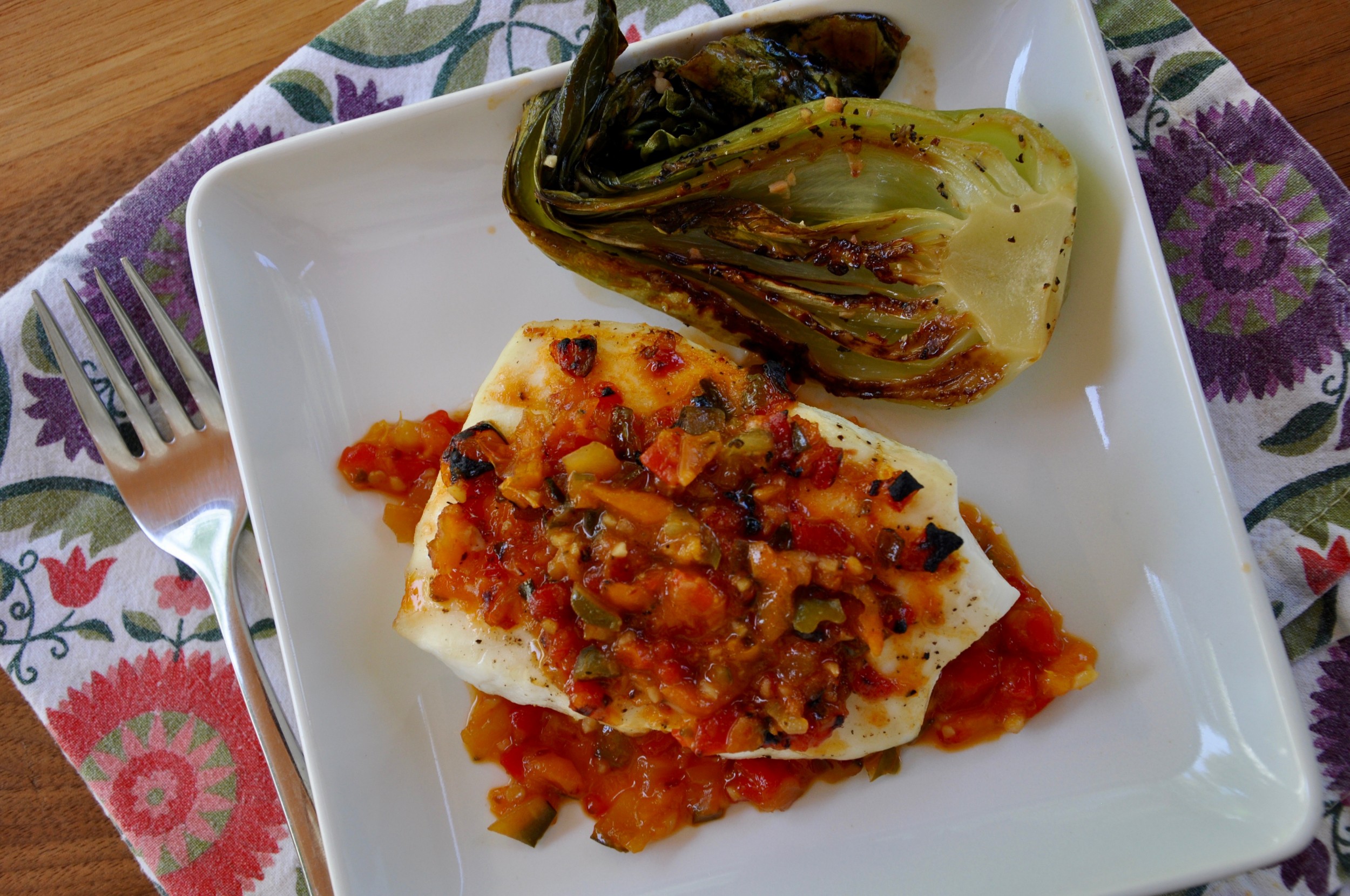 Red Pepper Glazed Halibut - Real Healthy Recipes