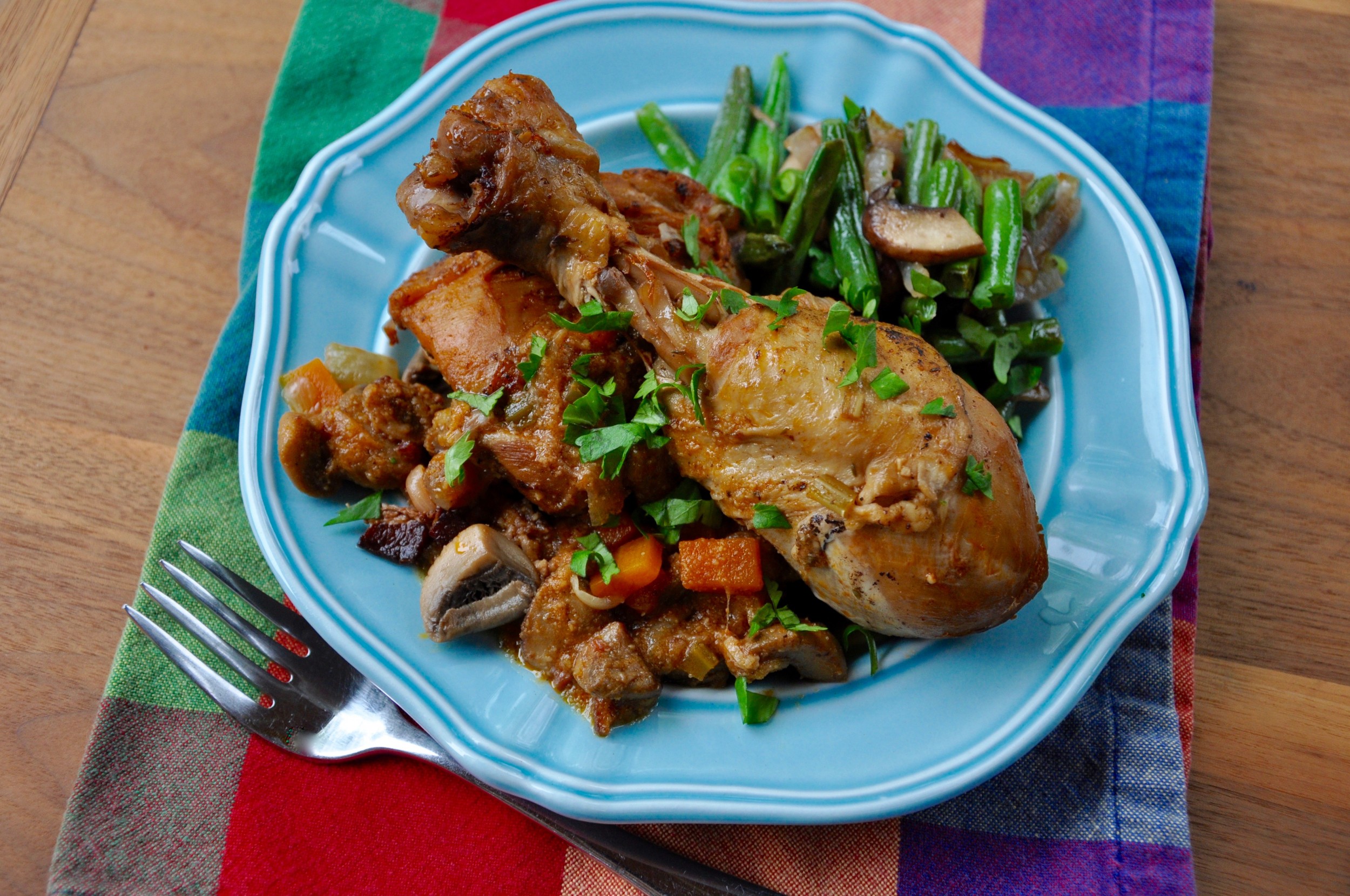Wine Braised Chicken & Gravy - Real Healthy Recipes