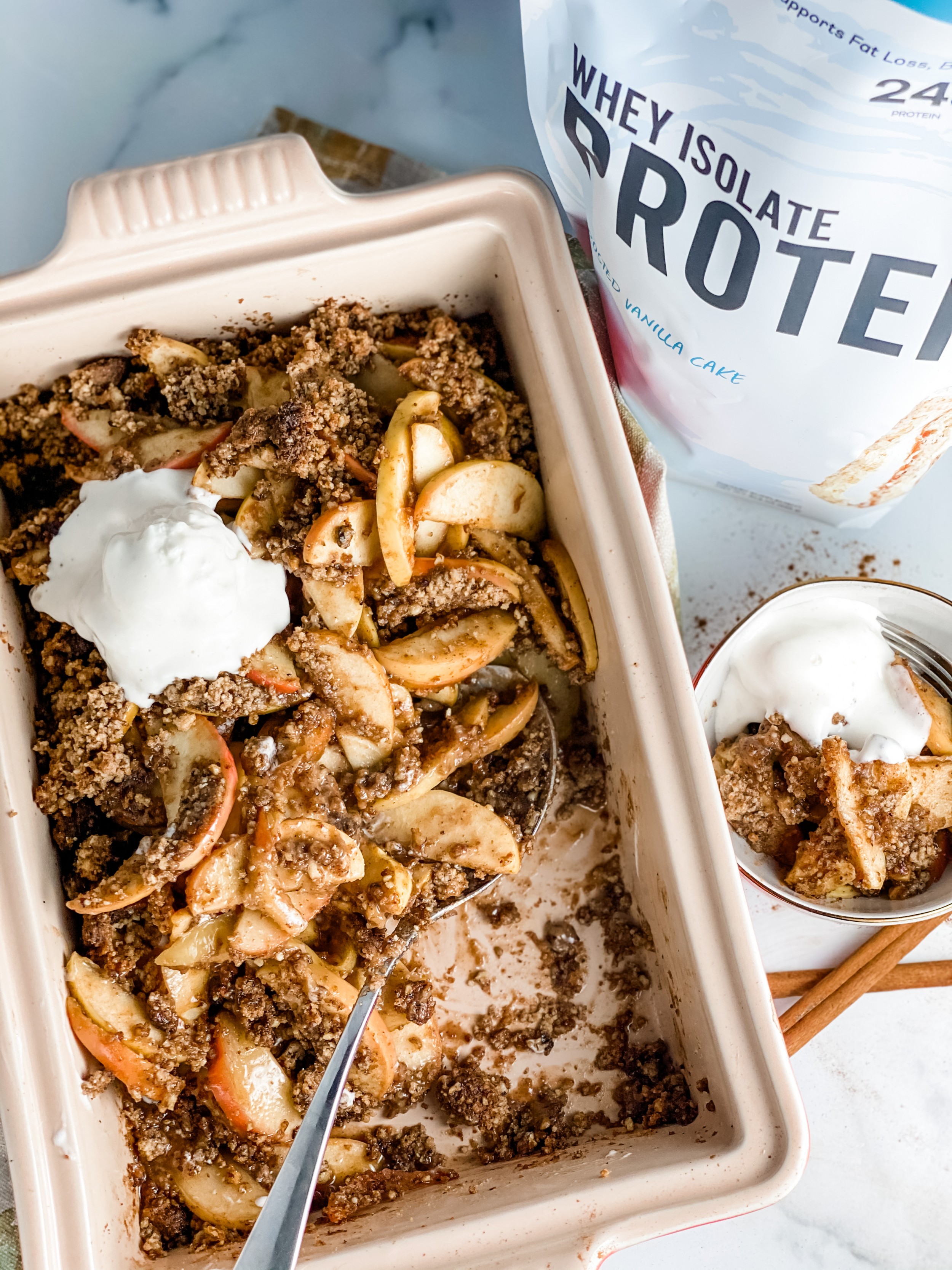 Protein Apple Crisp - Real Healthy Recipes
