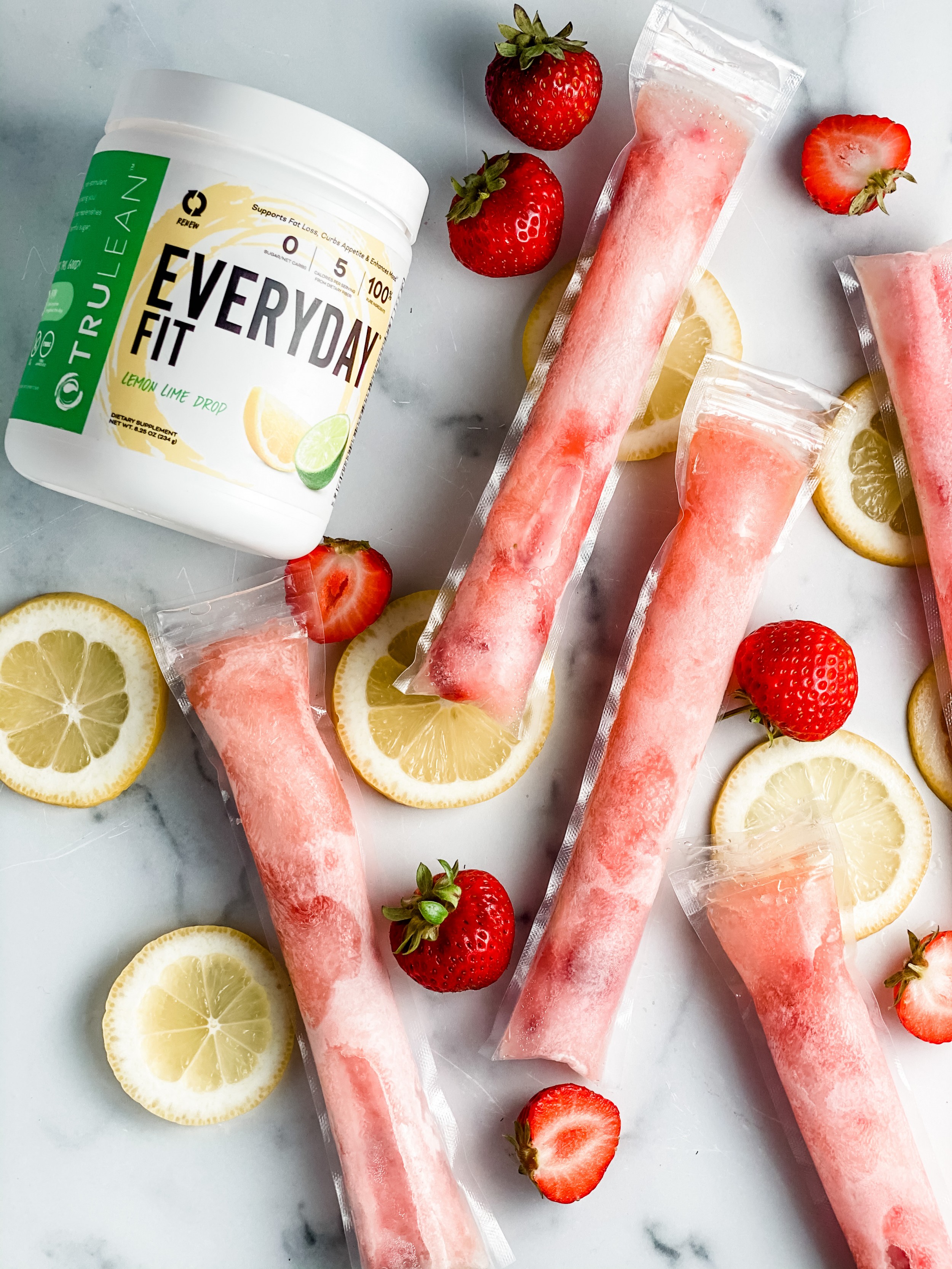 Strawberry Lemonade Pops - Real Healthy Recipes